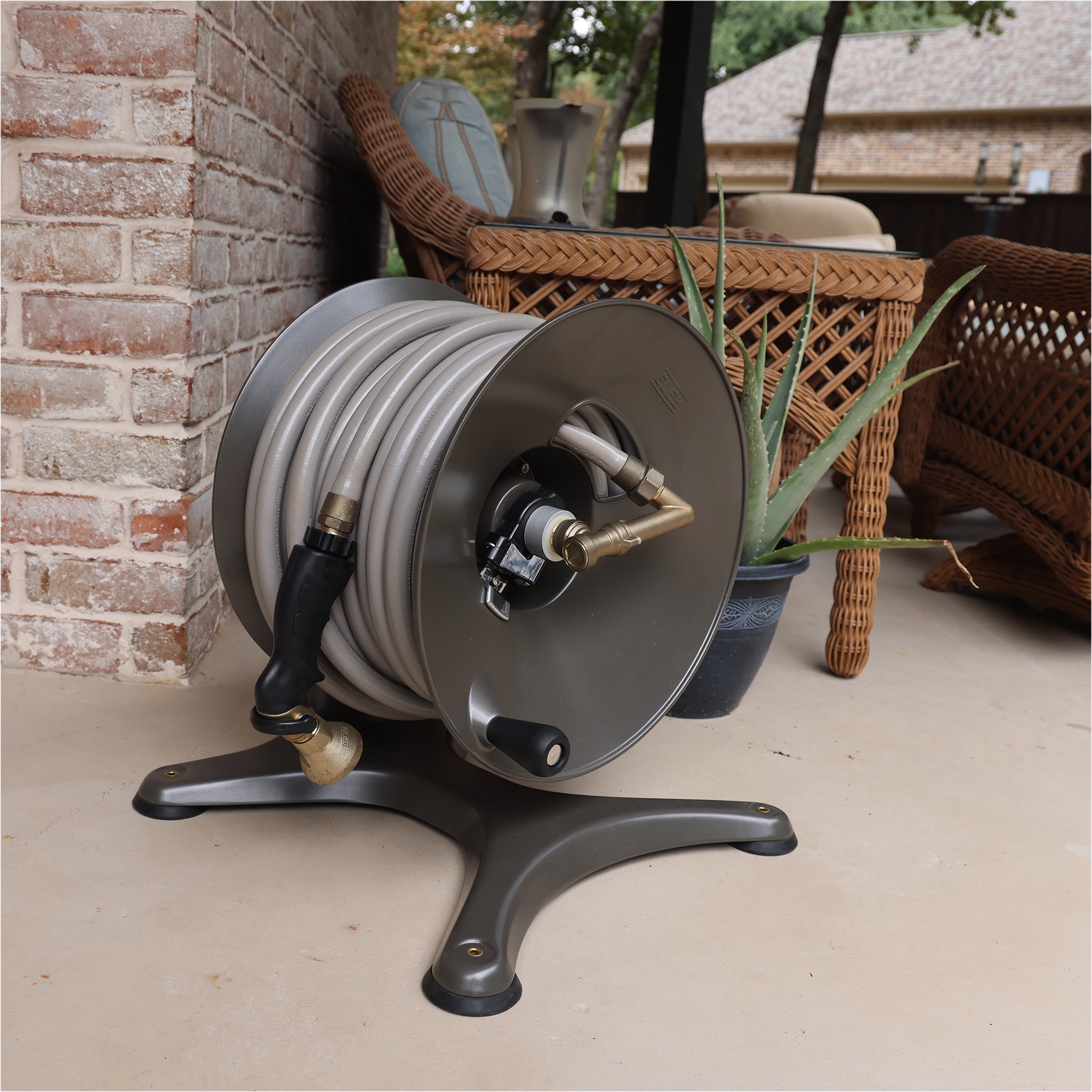 Free Standing Garden Hose Reel Eley Hose Reels
