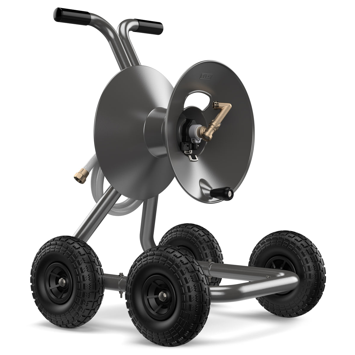 4 Wheel Garden Hose Reel Cart – Eley Hose Reels