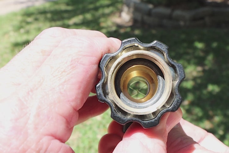 Brass Garden Hose Shut-off Valve with Swivel Fitting – Eley Hose Reels